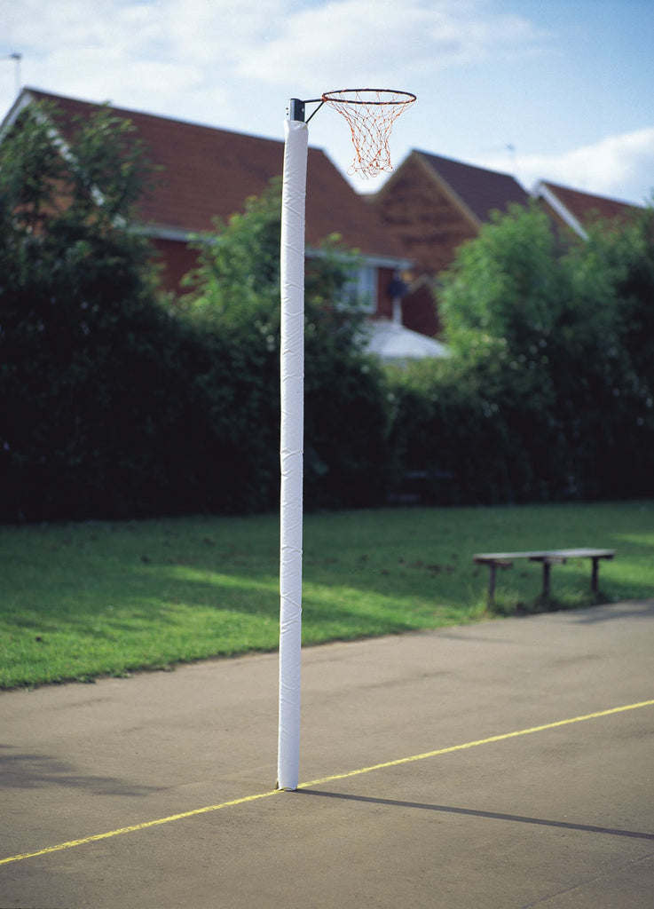 White Foam Filled Netball Post Protectors (made to order) – Harris ...